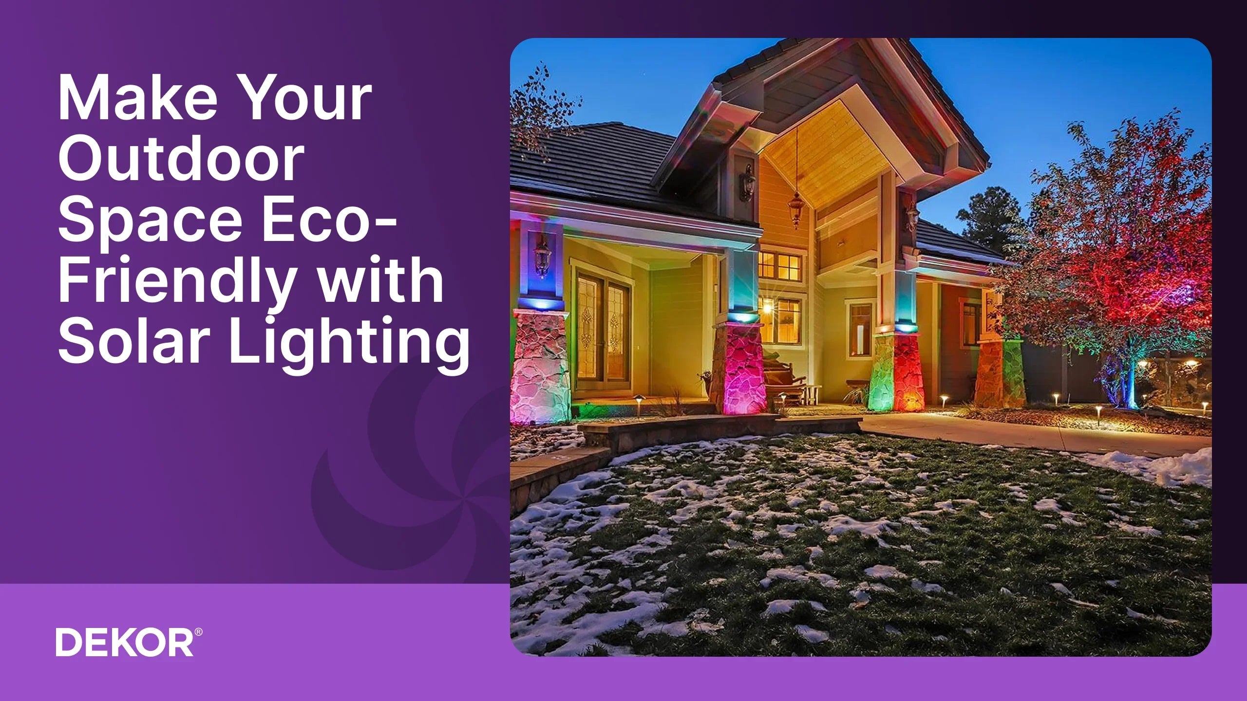 Make Your Outdoor Space Eco-Friendly with Solar Lighting | DEKOR ...