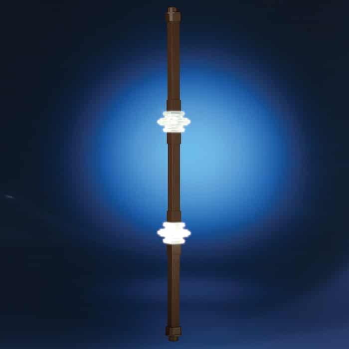 Double Casey Collar Baluster with LED Lights | DEKOR® Lighting